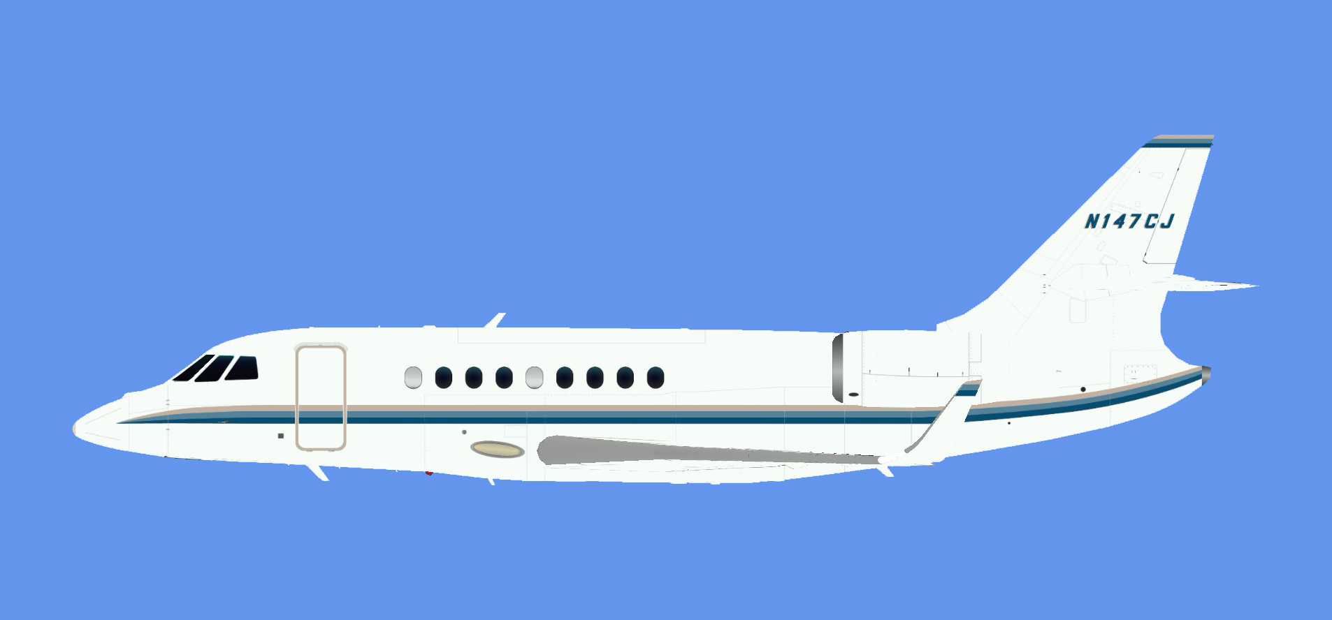 Dassault Falcon 2000 N147CJ - The Flying Carpet Hub
